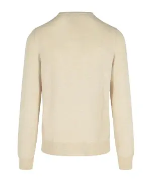 GRAN SASSO Long-sleeved Crewneck Jumper - Nude