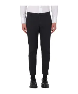 DONDUP Logo Casual Trousers - Black