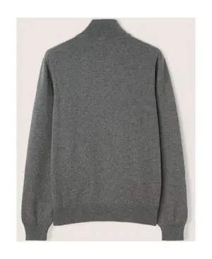 Loro Piana Zipper Cashmere Sweater - Gray