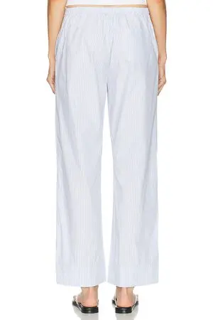 DEIJI STUDIOS Collar Point Pant In Baby Blue