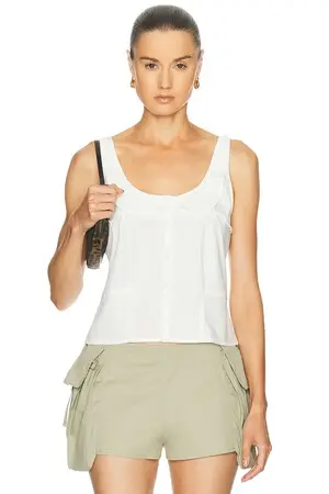 DEIJI STUDIOS Frills Top - White