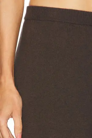 Eterne Wide Leg Cotton Cashmere Lounge Pant - Mushroom