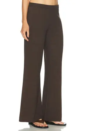 Eterne Wide Leg Cotton Cashmere Lounge Pant