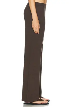 Eterne Wide Leg Cotton Cashmere Lounge Pant