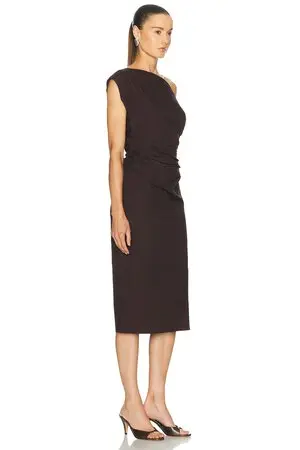 A.L.C. Nara Dress In Brown