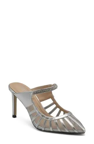Charles By Charles David Mesh Mule With Crystal Embellished Strap