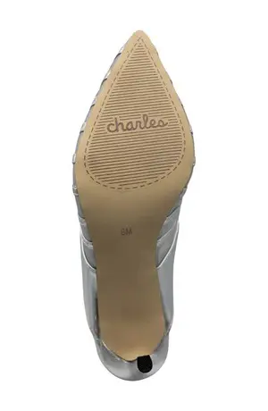 Charles By Charles David Mesh Mule With Crystal Embellished Strap