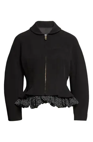 ASHLYN Roya Ruffle Trim Jacket