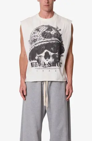 Mnml Head Shot Graphic Tank