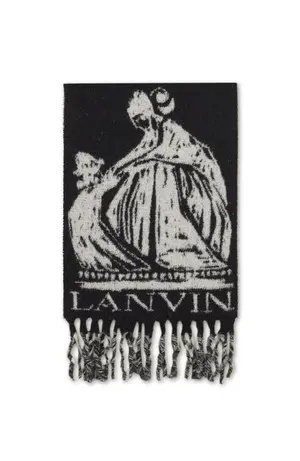 LANVIN Mother & Daughter Wool Scarf