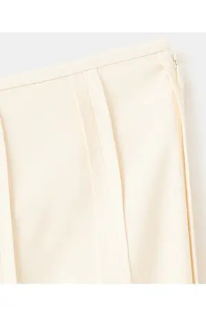 Mango Pleated Asymmetrical Midi Skirt