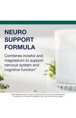 METAGENICS Myo-inositol Plus Chelated Magnesium Nervous System Support Supplement 30 Servings