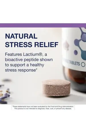 METAGENICS Nusera Chocolate Chewable Stress And Calm Support Supplement 30 Chewable Tablets