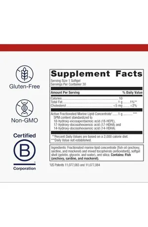 METAGENICS Spm Active One Daily Omega Fish Oil Supplement 30 Softgels