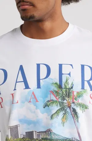 PAPER PLANES Hawaii Beach Graphic T-shirt