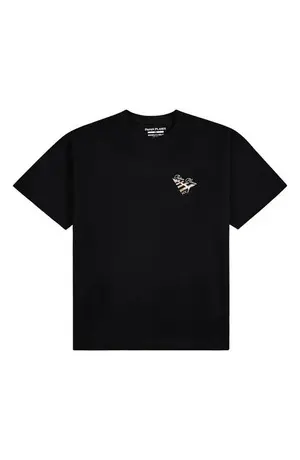 PAPER PLANES Ny Bridge Graphic T-shirt - Black