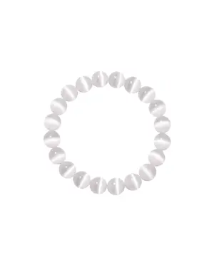 SEREE Manifest Intuition Cat's Eye Beaded Bracelet