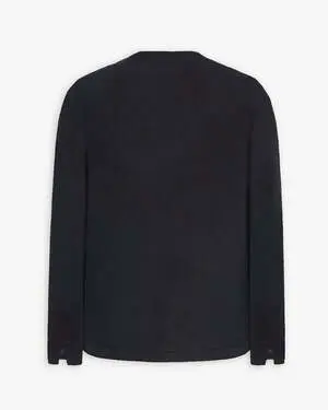 THE ROW Poesis Cashmere V-neck Sweater - Black