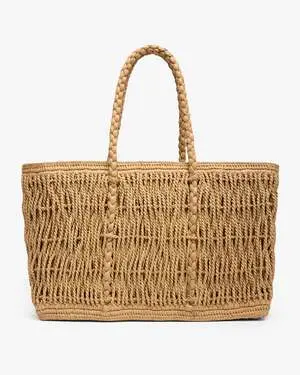 THE ROW Geogica Raffia Tote Bag