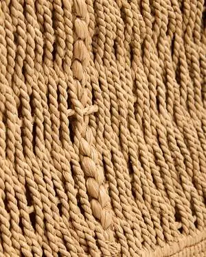 THE ROW Geogica Raffia Tote Bag