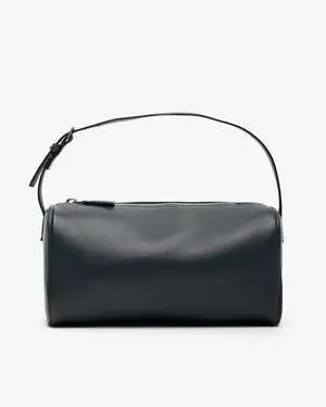 THE ROW 90's Dark Small Grain Leather Bag - Green