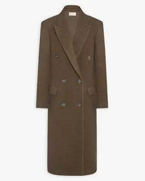THE ROW Bamira Double-faced Wool Coat - Brown