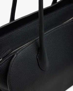 THE ROW Marlo 14 Leather Bag - Black