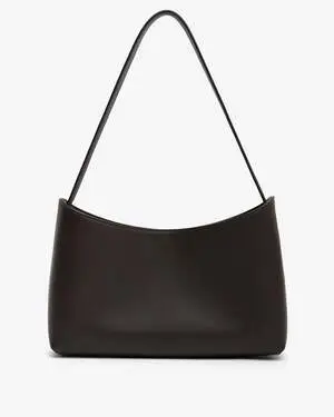 THE ROW Alma Baguette Dark Shoulder Bag