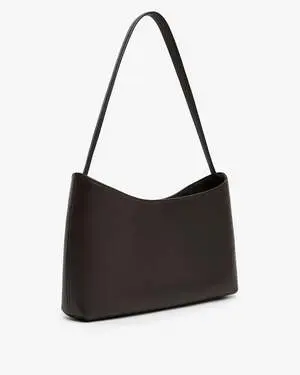 THE ROW Alma Baguette Dark Shoulder Bag