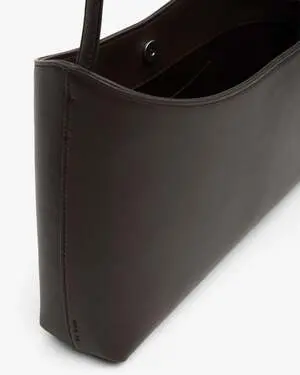 THE ROW Alma Baguette Dark Shoulder Bag