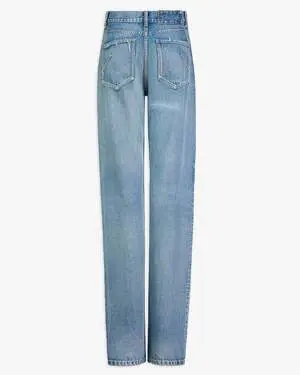 Alaïa Faded Straight Leg Jeans