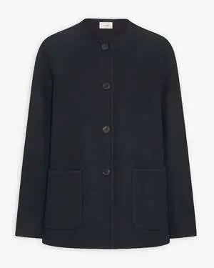 THE ROW Quintus Wool Jacket - Black