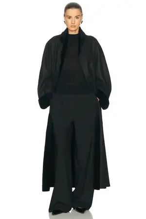 Nour Hammour Dorian Coat - Black