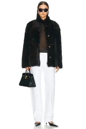 Nour Hammour For Elsa Jacket - Brown Sable