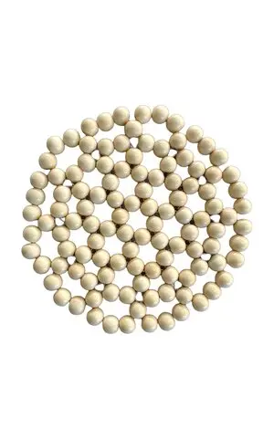 PIEN STUDIOS Large Larco Coaster - Ivory