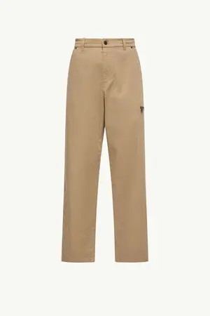 Moncler Stretch Gabardine Pants - Beige