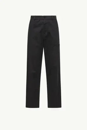 Moncler Stretch Gabardine Pants - Black
