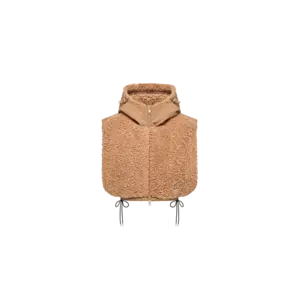 Moncler Teddy Fleece Hooded Padded Bib
