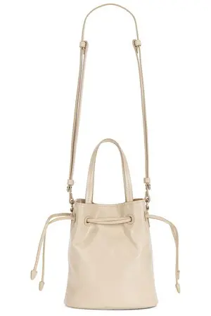 Miu Miu Vitello Shine Mini Bag - Travertino