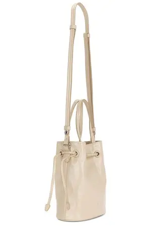 Miu Miu Vitello Shine Mini Bag - Travertino