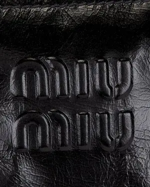 Miu Miu Vitello Shine Tote Bag - Nero