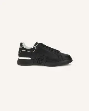 Philipp Plein Low Top Hexagon Leather Sneakers