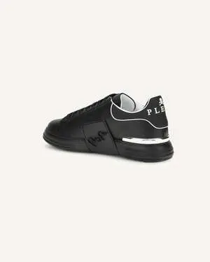 Philipp Plein Low Top Hexagon Leather Sneakers