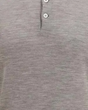 Brunello Cucinelli Virgin Wool Polo Sweater