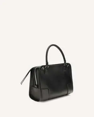 Loewe Medium Amazona 180 Calfskin Top Handle Bag - Black