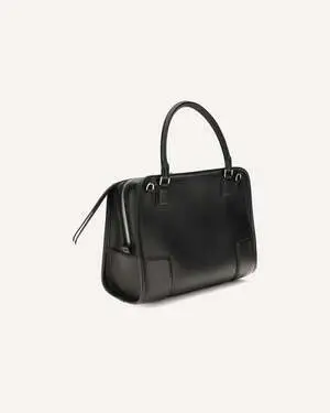 Loewe Medium Amazona 180 Calfskin Top Handle Bag - Black