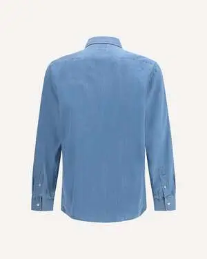 Brunello Cucinelli Cotton Deni Shirt Ale