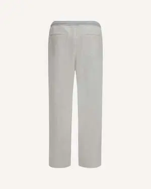 Brunello Cucinelli Cotton Pants With Drawstring Waistband