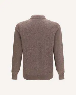 Brunello Cucinelli Cashmere Zip-up Cardigan - Brown