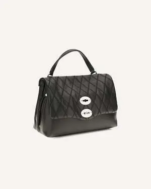 ZANELLATO Postina Tramè Leather Top Handle Bag